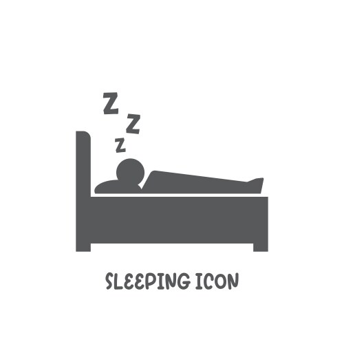 Sleep rgb color icon Royalty Free Vector Image