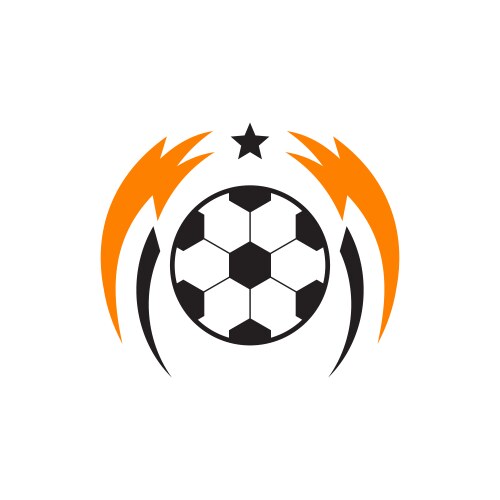 Sport stadium logo design template Royalty Free Vector Image