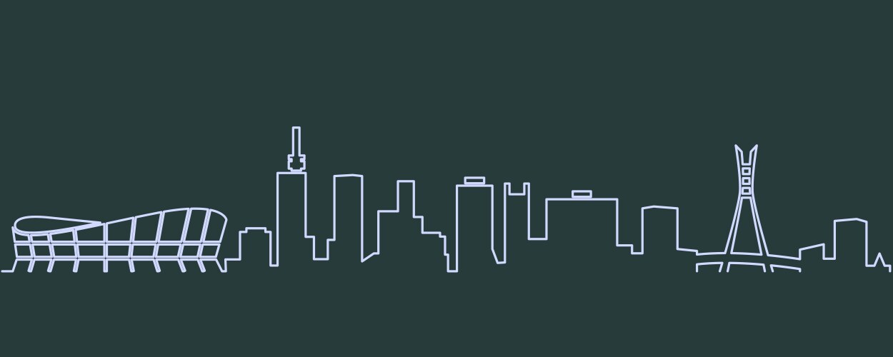 Lagos skyline detailed silhouette Royalty Free Vector Image