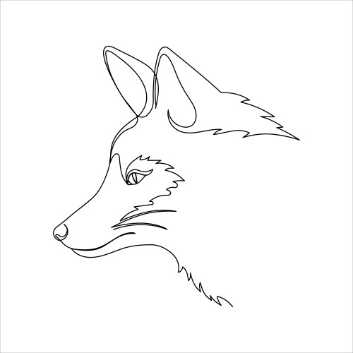 Fox Line Drawing Vector Images (over 6,100)