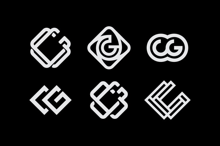 Cg Monogram Logo Vector Images (over 2,300)