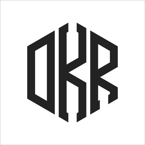 Xrs logo design initial letter xrs monogram logo Vector Image