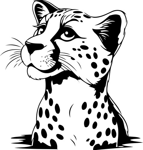 Cheetah panther Royalty Free Vector Image - VectorStock