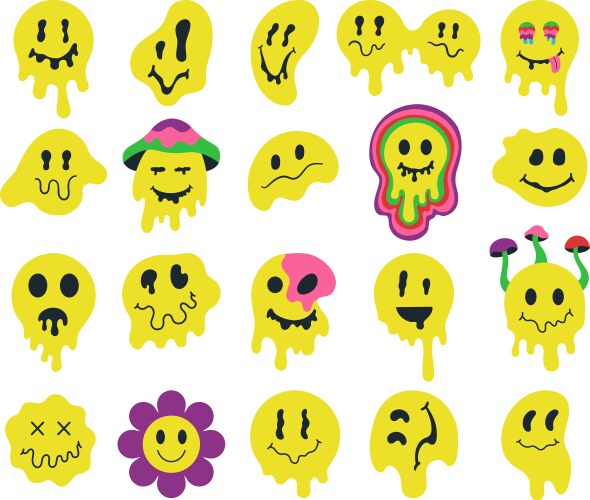 Dripping Smiley Face Vector Images (over 410)