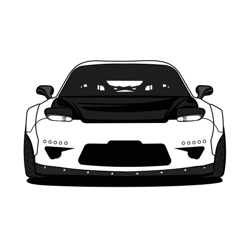 Cartoon Jdm Vector Images (over 100)