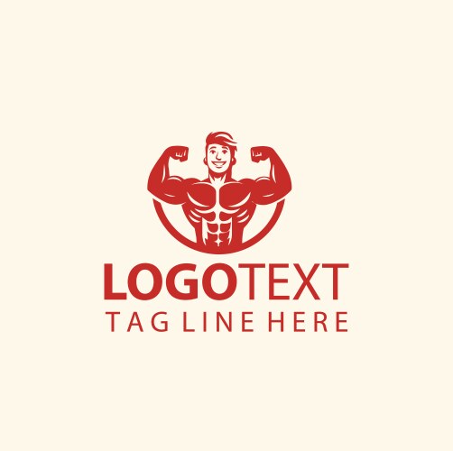 Strong gym logo Royalty Free Vector Image - VectorStock