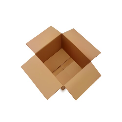 Realistic magic open box gift Royalty Free Vector Image