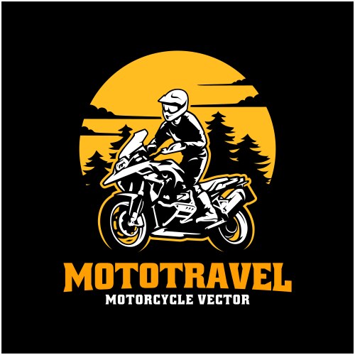 Adventure Motorcycle Logo Vector Images (over 2,600)