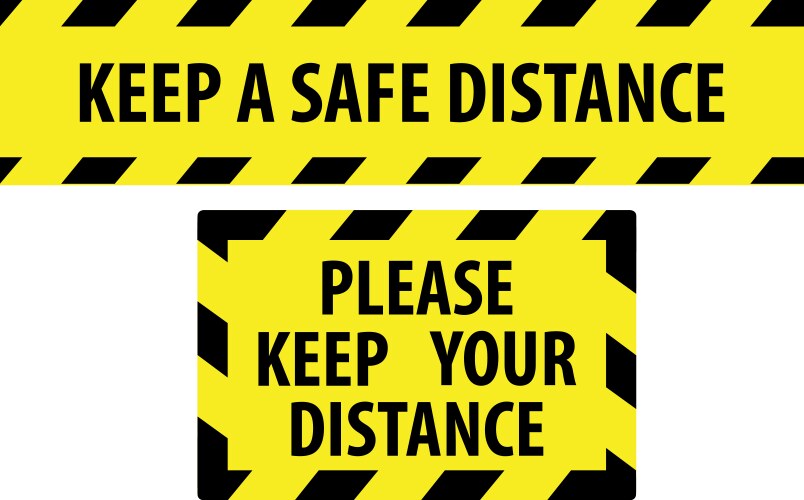 Keep Safe Distance Vector Images (over 2,400)