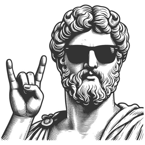 Hand in rock sign Royalty Free Vector Image - VectorStock