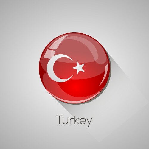 Circle Flags Turkey Vector Images (over 600)