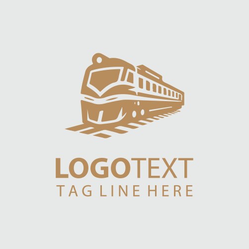 Train logo Royalty Free Vector Image - VectorStock