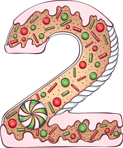 Christmas Number 2 Vector Images (over 1,100)