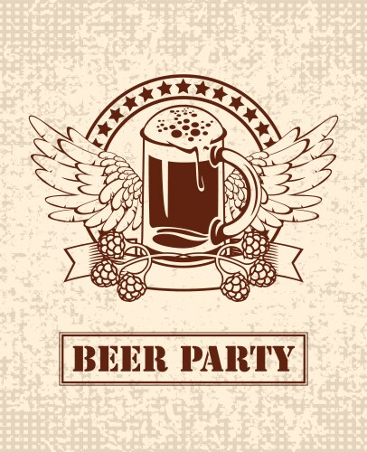 Craft beer malt Royalty Free Vector Image - VectorStock