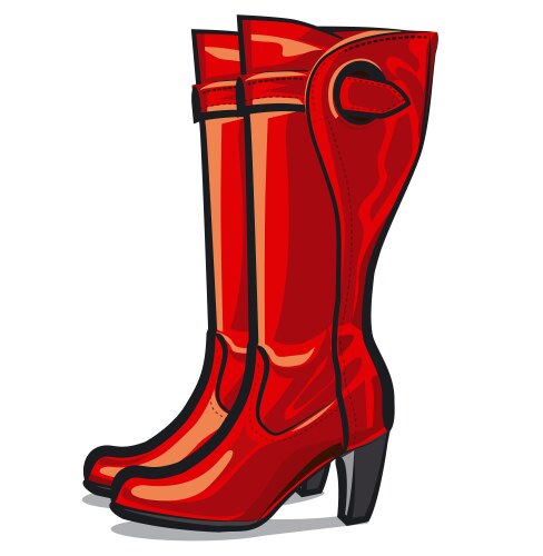 Rubber boots Royalty Free Vector Image - VectorStock