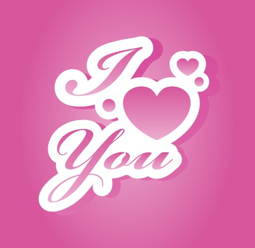 Love You Vector Images (over 61,000)