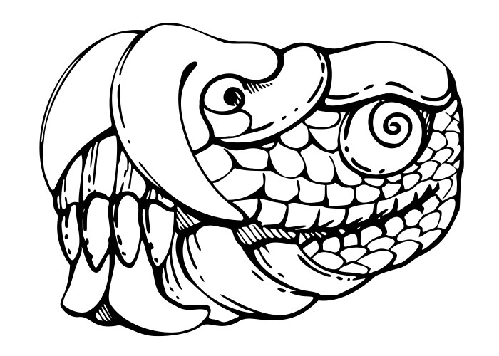 Aztec Dragon Vector Images (over 190)