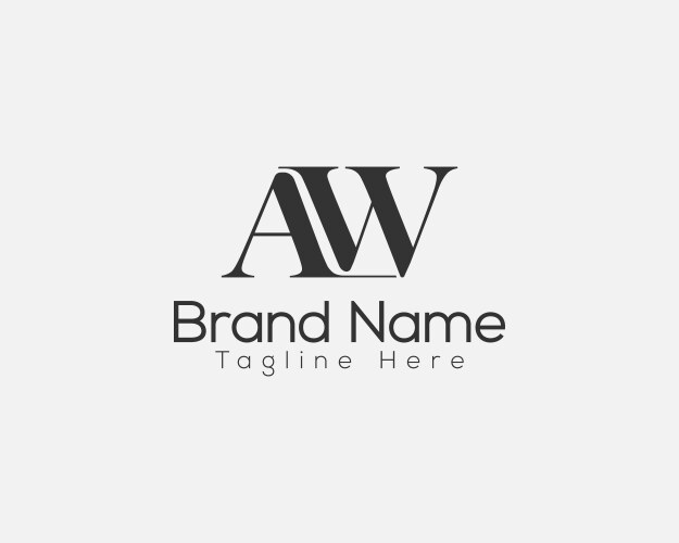 Creative Aw Logo Vector Images (over 3,700)