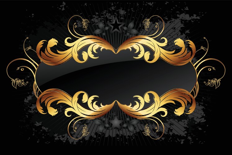 Red shield with an oak branch Royalty Free Vector Image