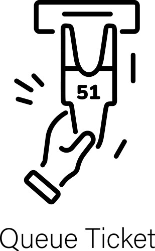 Ticket gate Royalty Free Vector Image - VectorStock