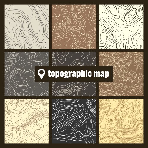 Topographic Vector Images (over 12,000)