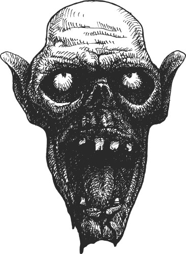 Zombie Outline Vector Images (over 4,400)