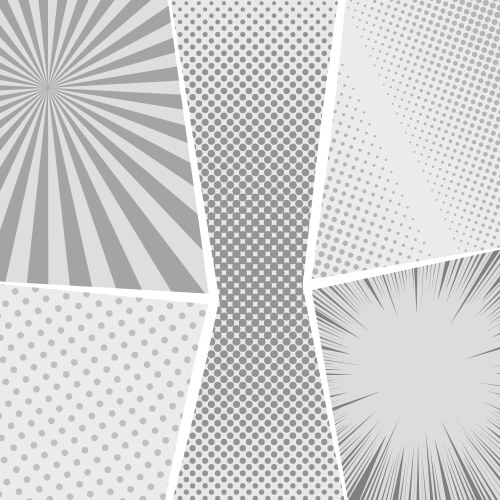 Book page comic Royalty Free Vector Image - VectorStock