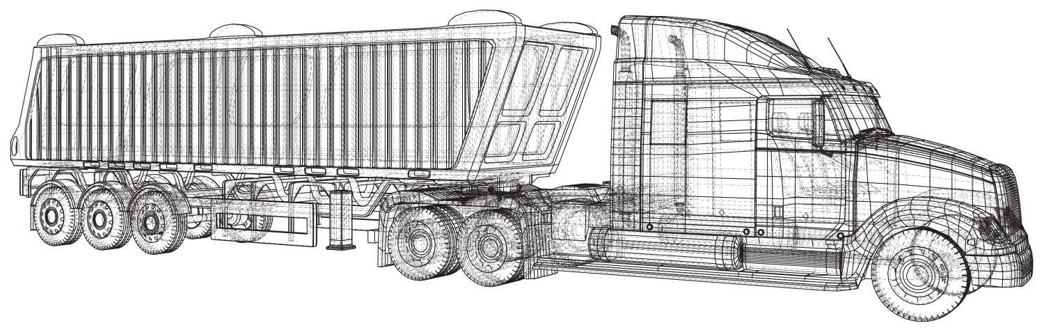 Dump Trailer Vector Images (over 1,300)