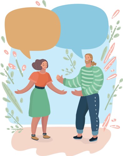 Wow couple faces Royalty Free Vector Image - VectorStock