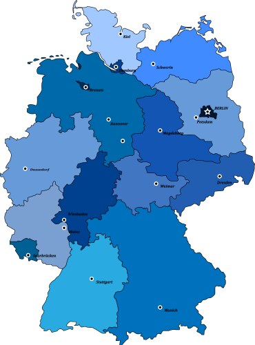 Germany Cities Map Vector Images (over 4,400)