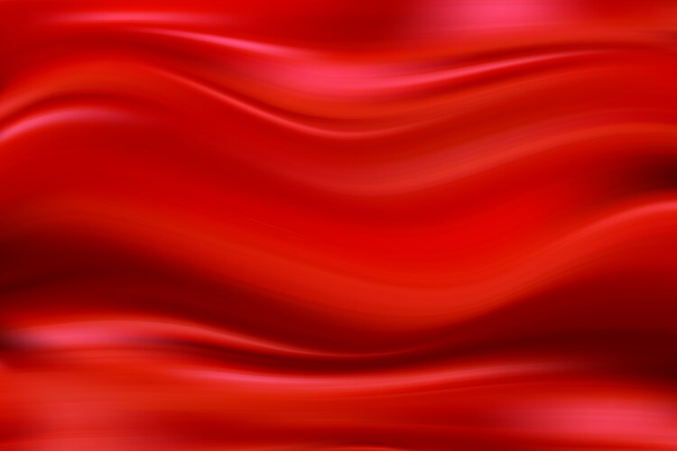 Red fabric background luxury silk cloth Royalty Free Vector