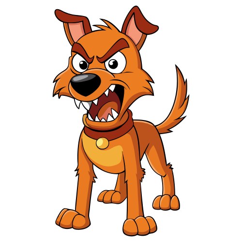 Angry dog design Royalty Free Vector Image - VectorStock