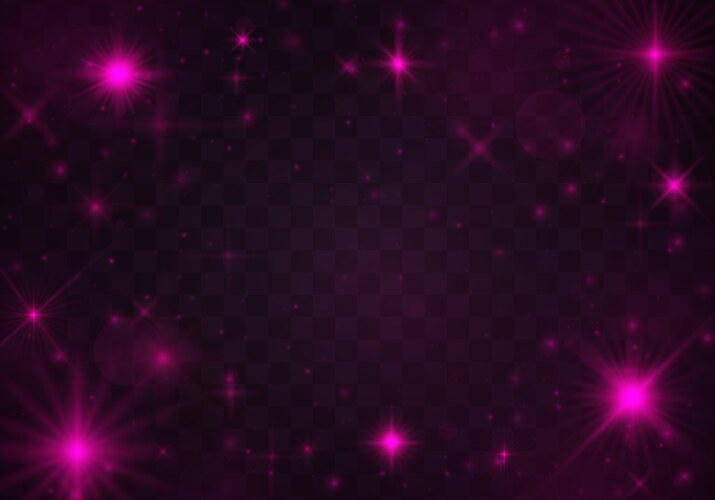 Fire sparks on transparent background Royalty Free Vector