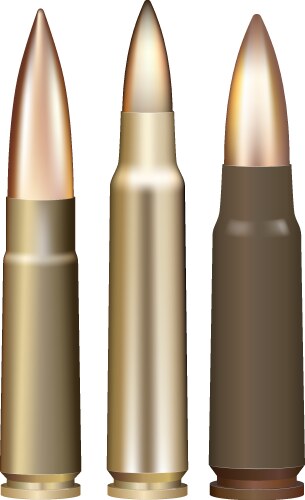 Golden bullet Royalty Free Vector Image - VectorStock