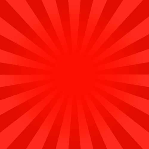 Red and black starburst radial radiating lines Vector Image