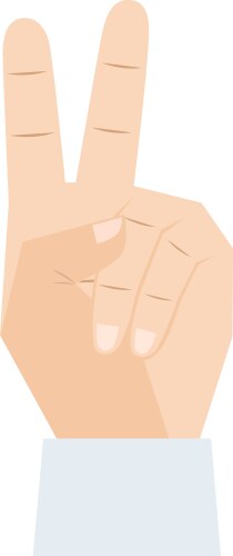 Hand human lifting isolated icon Royalty Free Vector Image