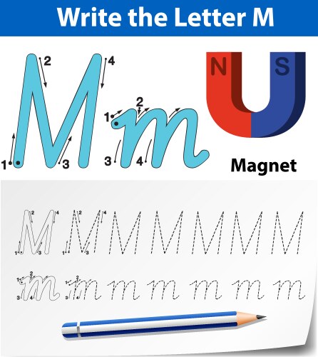 Number ten tracing worksheets Royalty Free Vector Image