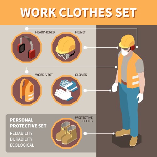 Fall protection construction worker safety first Vector Image