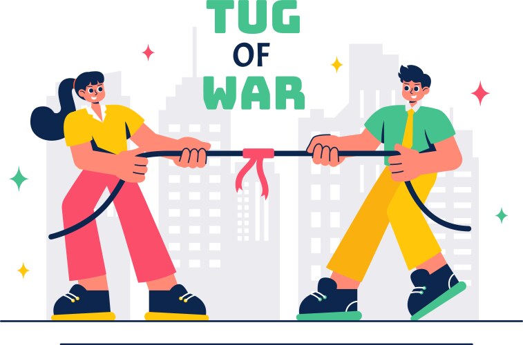 Pull Tug Vector Images (over 1,500)