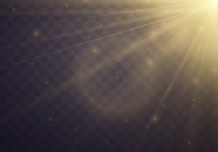 Yellow glowing light Royalty Free Vector Image