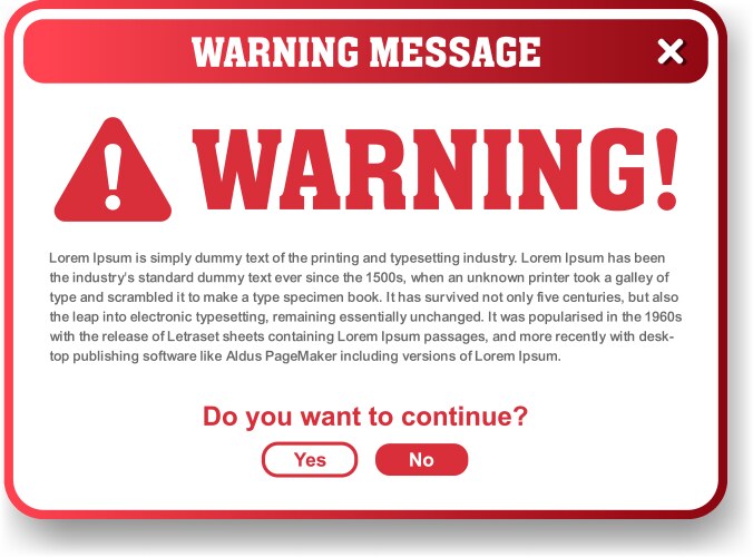 Notice do not touch warning with flat design Vector Image