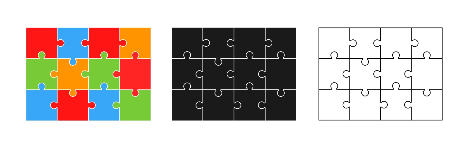 Puzzle Piece Vector Images (over 51,000)