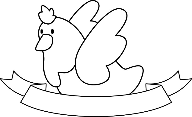 Dove with key and ribbon Royalty Free Vector Image