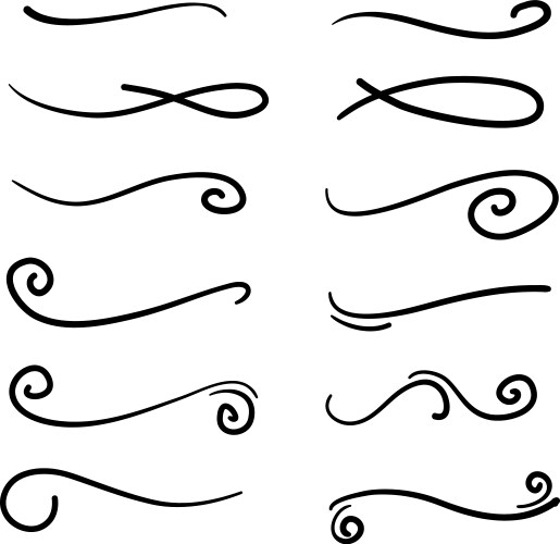 Floral Underline Vector Images (over 850)