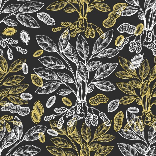 Violet floral seamless background template Vector Image