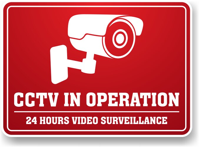 Cctv Warning Vector Images (over 7,300)
