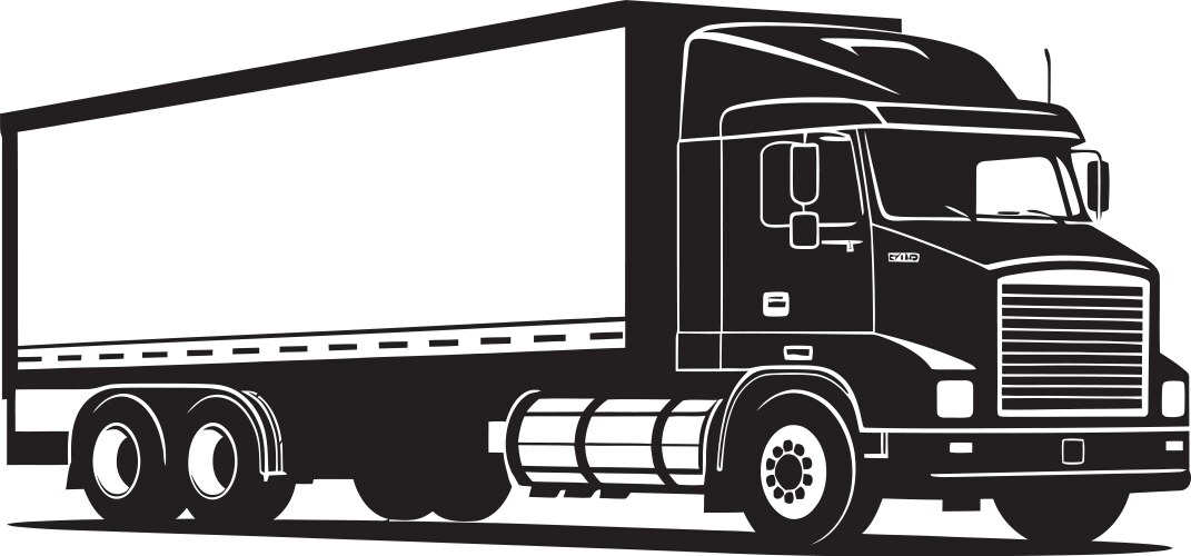 Semi Truck Freightliner Vector Images (49)