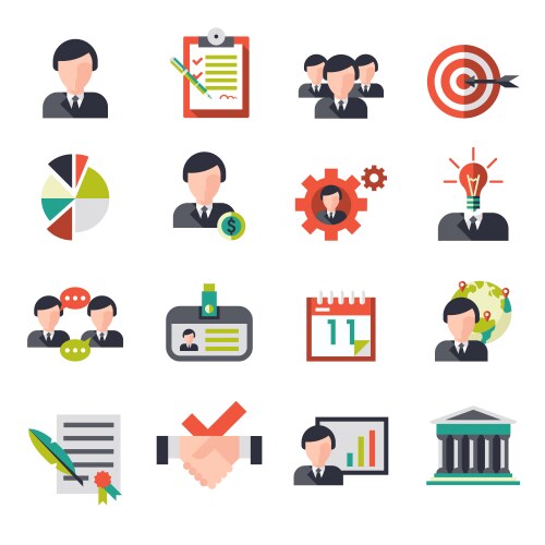 People management icon Royalty Free Vector Image