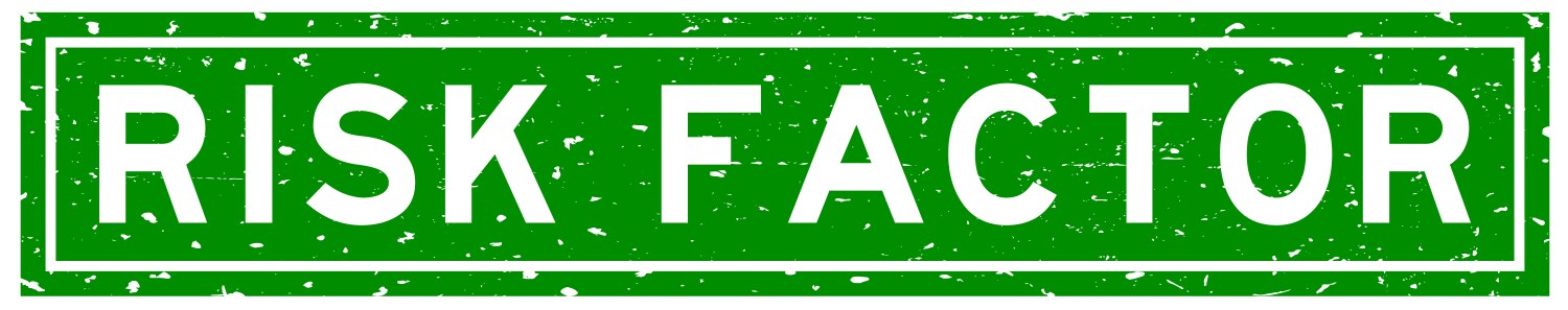 Grunge green low risk word rubber seal stamp Vector Image