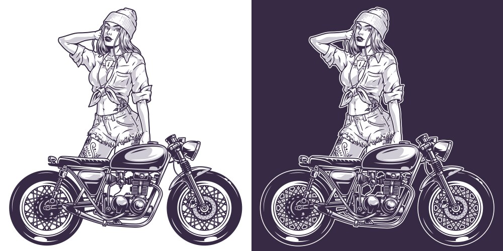 Motorcycle Sticker Vector Images (over 5,600)